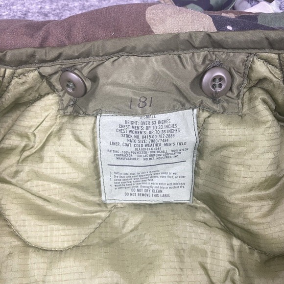 Holmes Industries | Jackets & Coats | Vtg M65 Field Jacket W Liner Xs ...